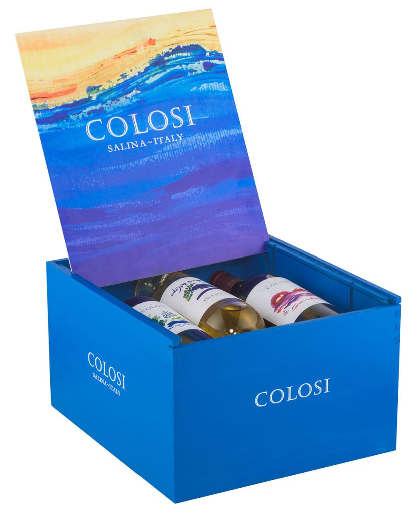 Luxury Packaging – Cantine Colosi – Sicily – Aeolian Island
